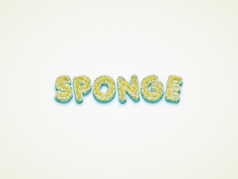 Sponge Text by Andrei Marius on Dribbble