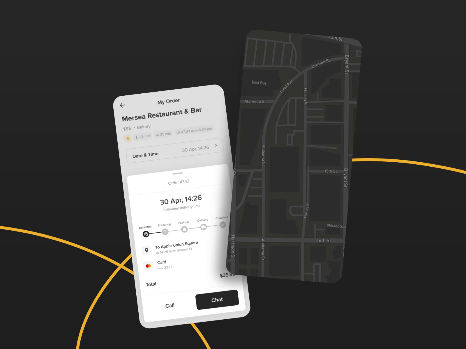 Foodji Order and Delivery mobile app by Volodymyr Myronets for Merge ...