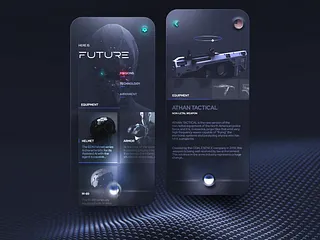 Futuristic UI designs, themes, templates and downloadable graphic ...