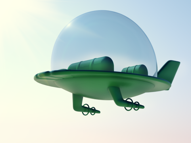 The jetsons jet by Pieter de Jong on Dribbble