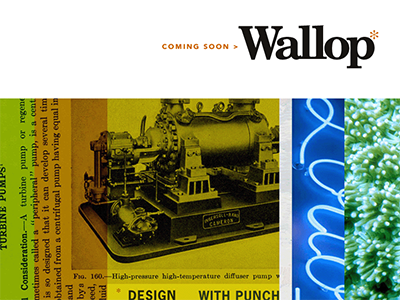 Wallop* Teaser Ad by Kirk Love on Dribbble
