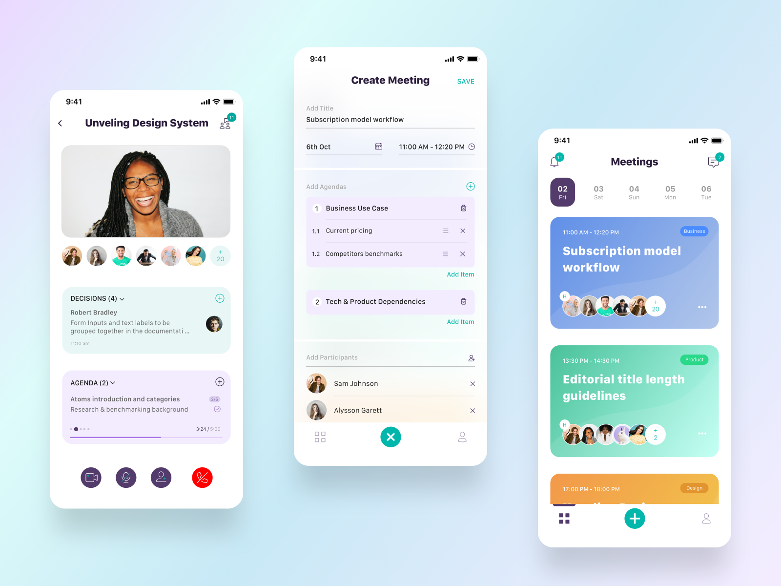 Meeting App by Avinash Tripathi on Dribbble