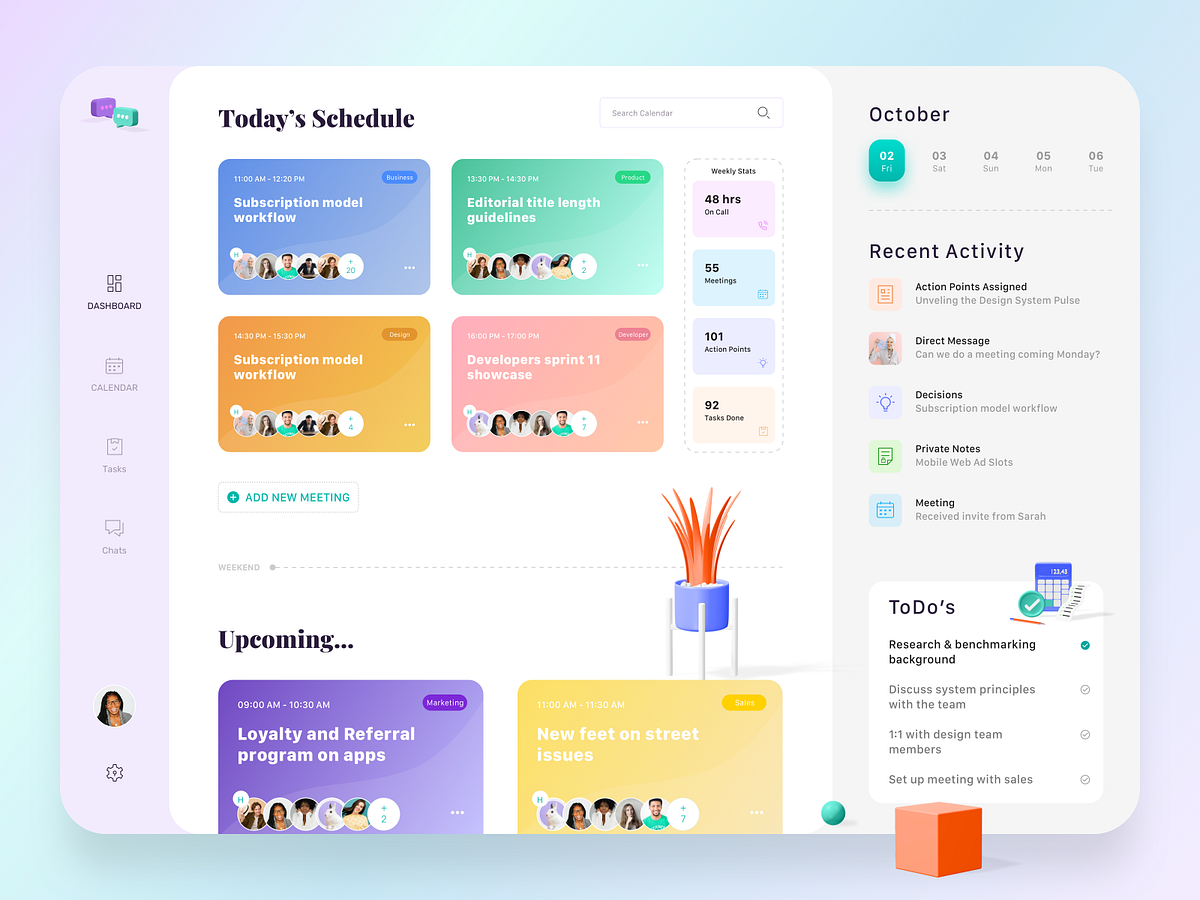 Dashboard Meeting by Avinash Tripathi on Dribbble