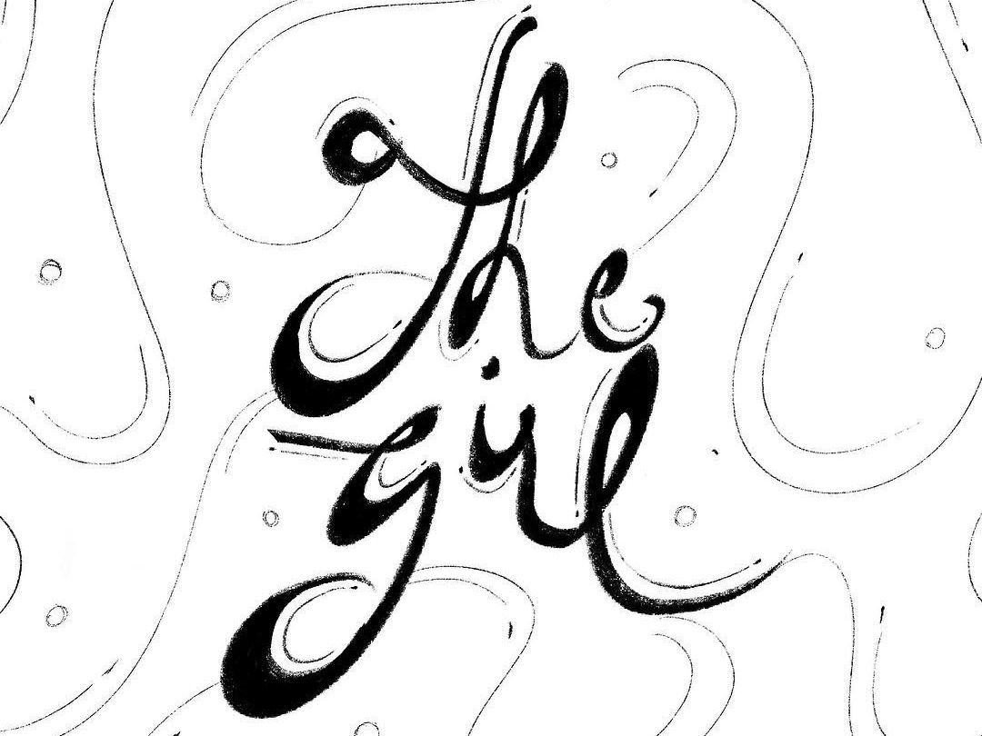 Cursive Lettering by Nirmal GL on Dribbble