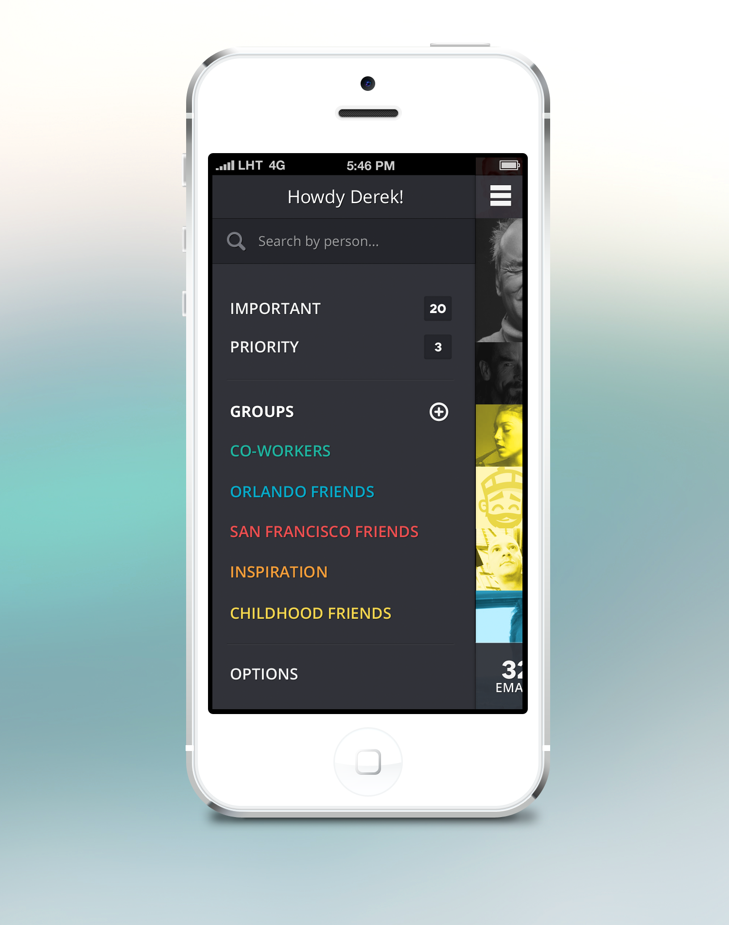Grouping Ios Sidebar By Derek Kohn On Dribbble