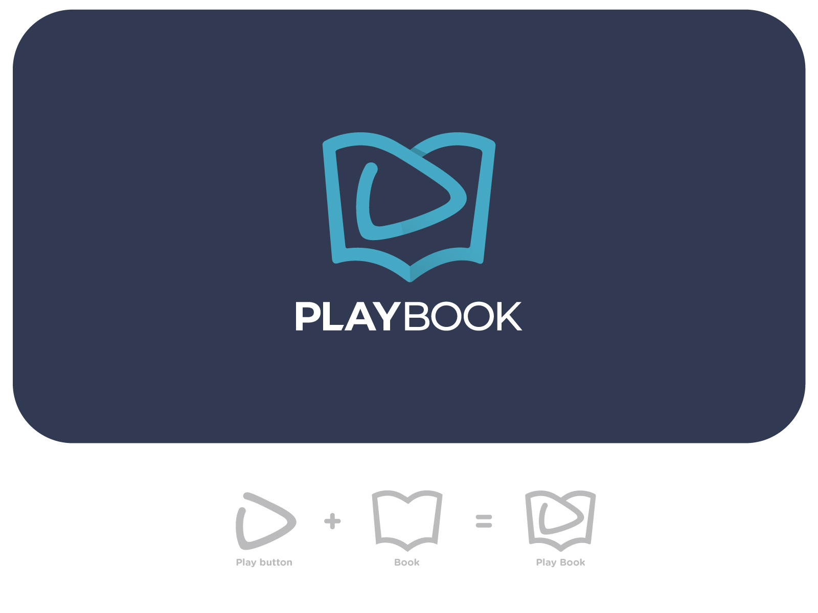 Creative fusion logo of " play & book " - Playbook by Mahmood Hossain ...
