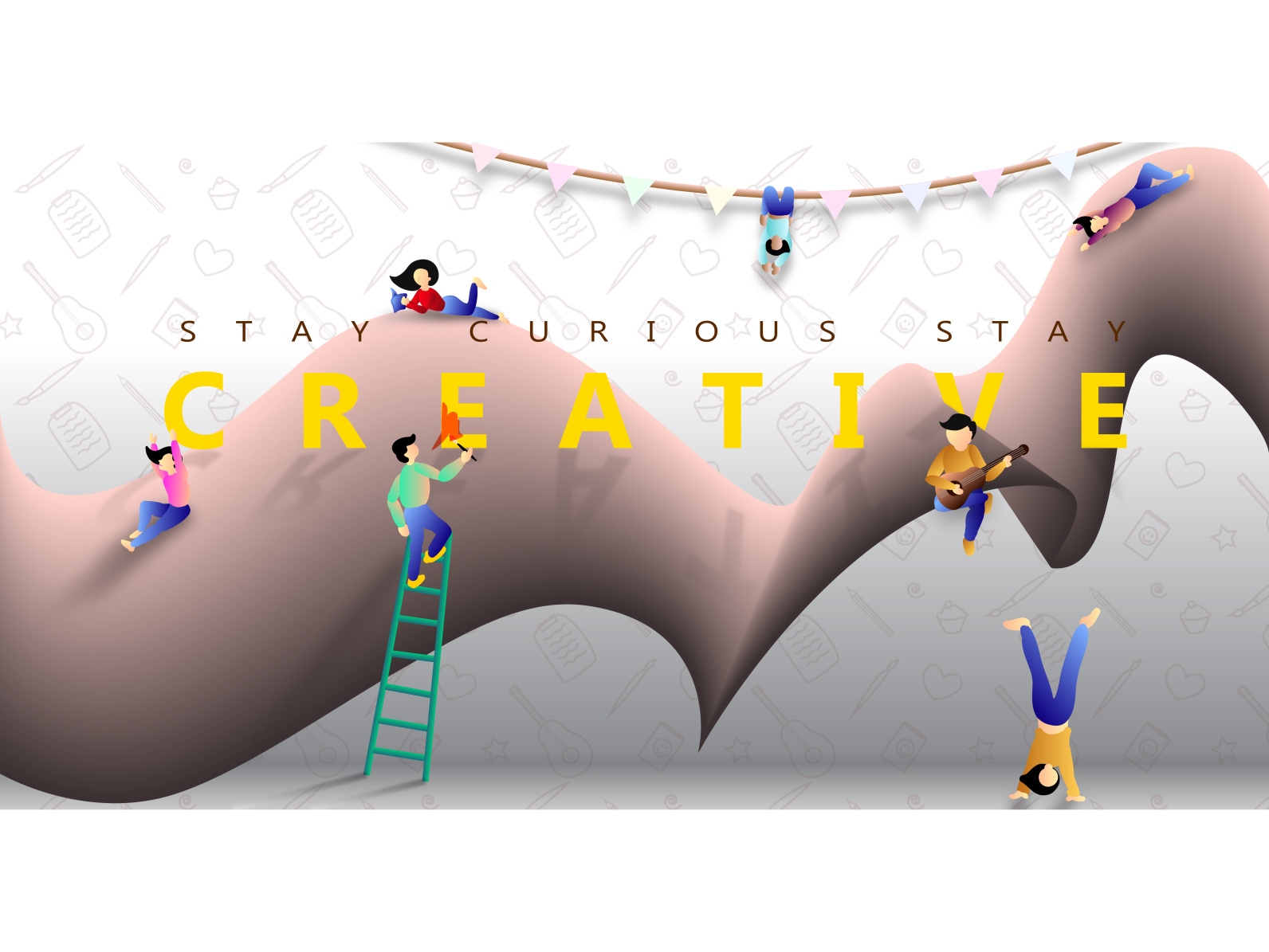 Stay creative by Megha Bhadana on Dribbble