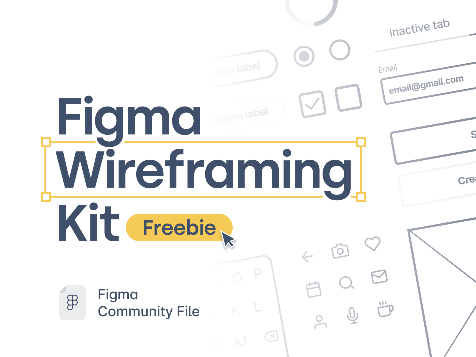 Figma Wireframing Kit - Freebie by Tiago Gonçalves on Dribbble