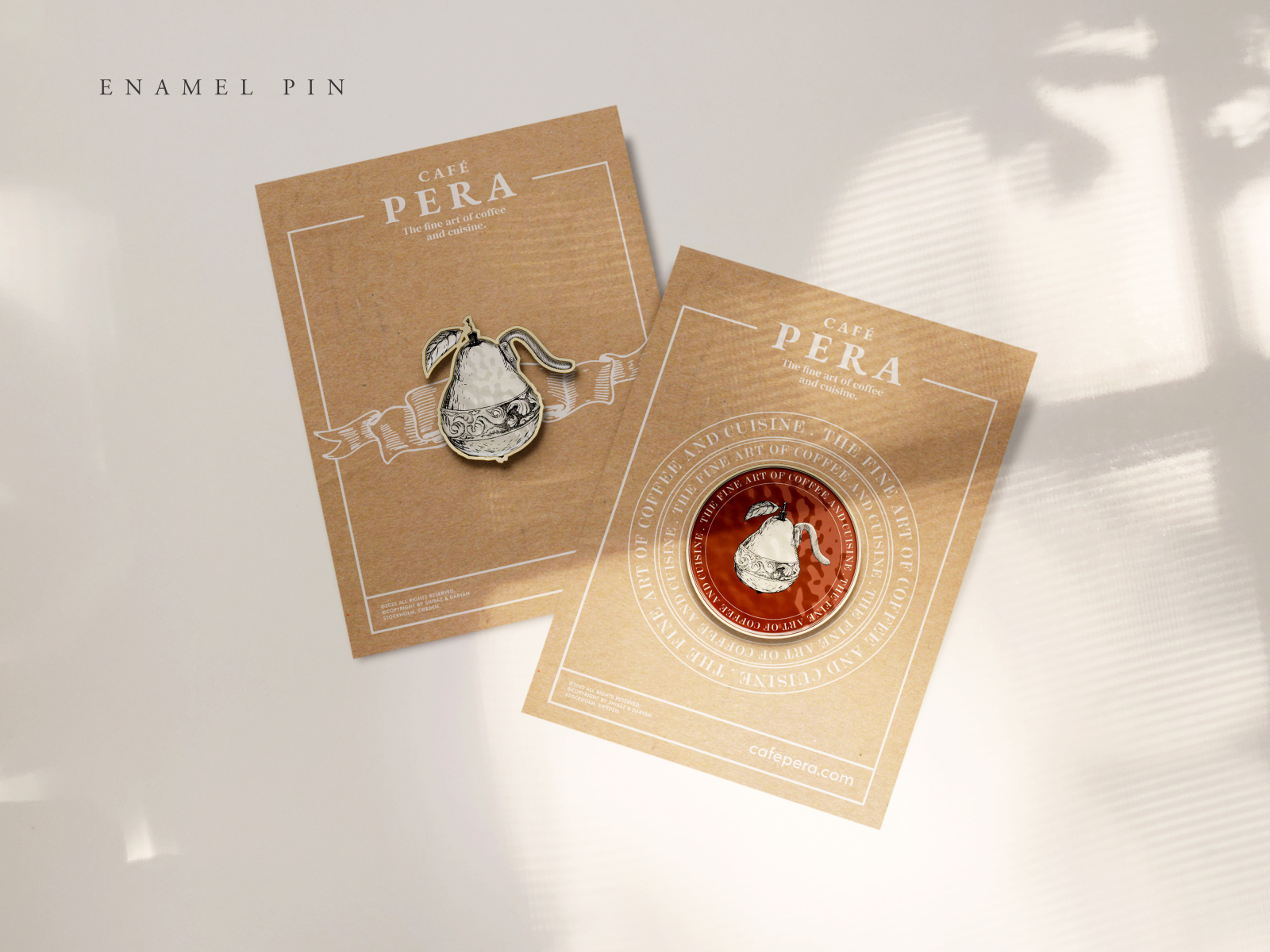 Enamel Pin Design for the coffee shop - Complete Cafe Brand Iden by ...