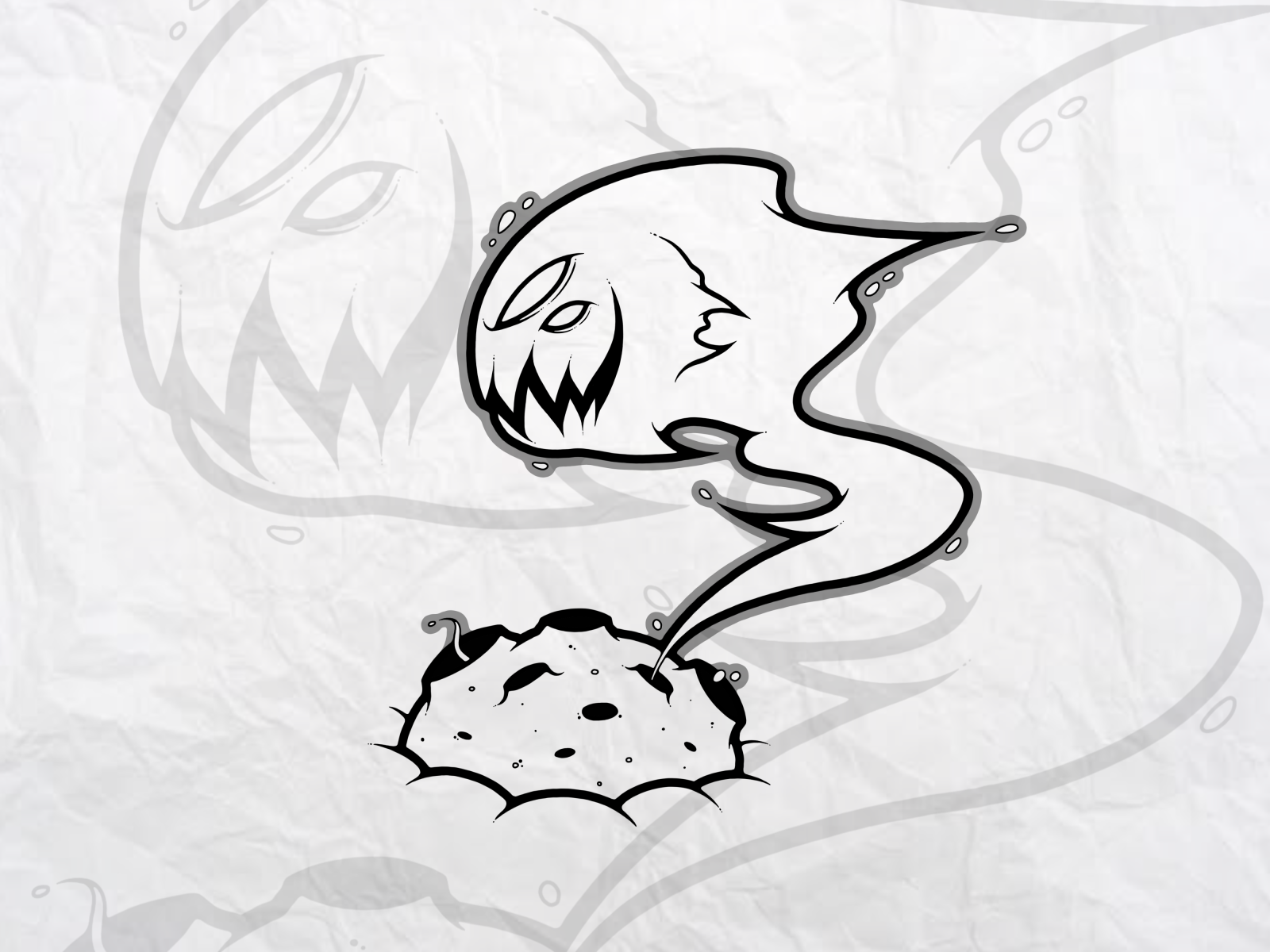 Lovecraftober #2 - WISP [Color out of space] by Vinicius Espin on Dribbble