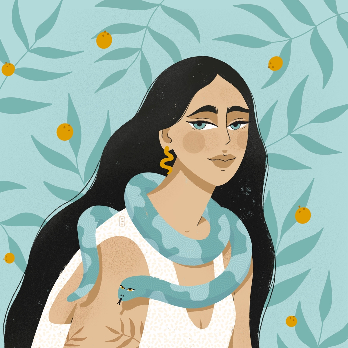 SNAKE LADY by Timea Lipcikova @tyymes on Dribbble