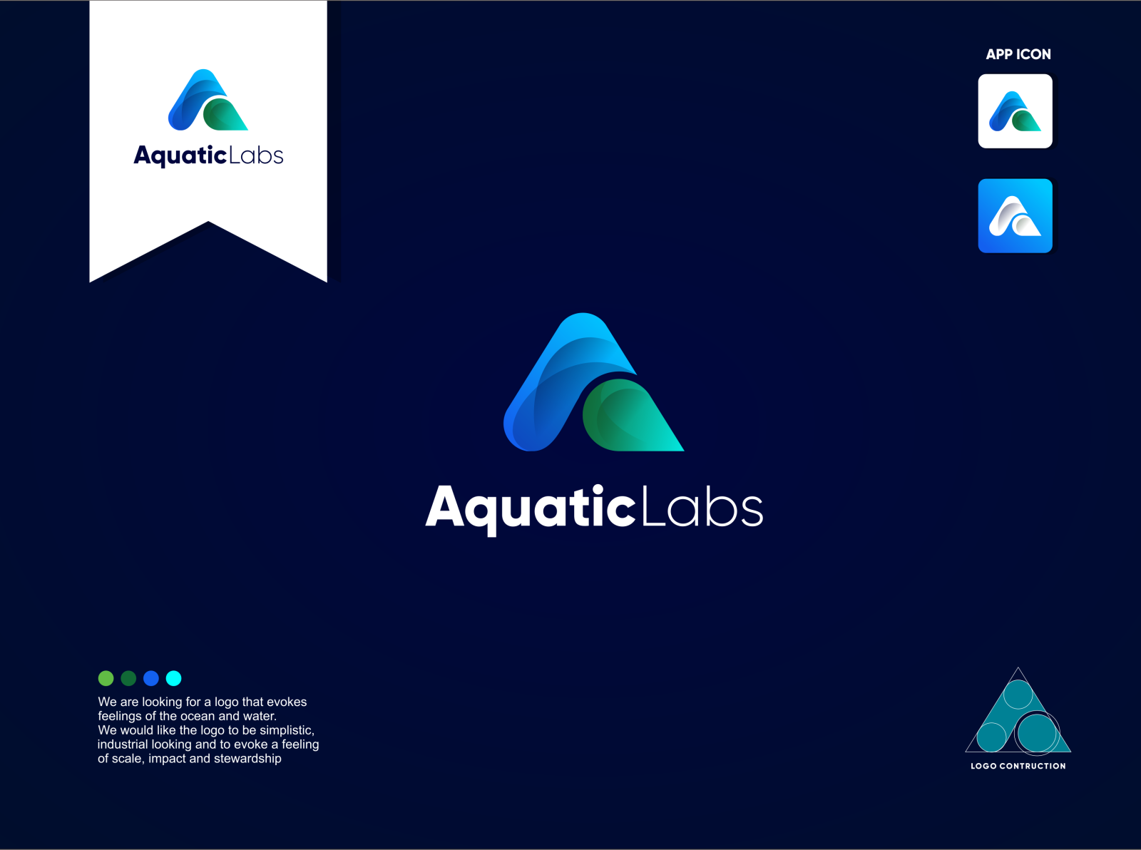 Aquaticlab logo by isnain on Dribbble
