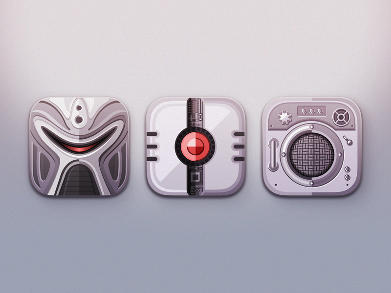 Battlestar Galactica Icons by Fabricio Rosa Marques on Dribbble