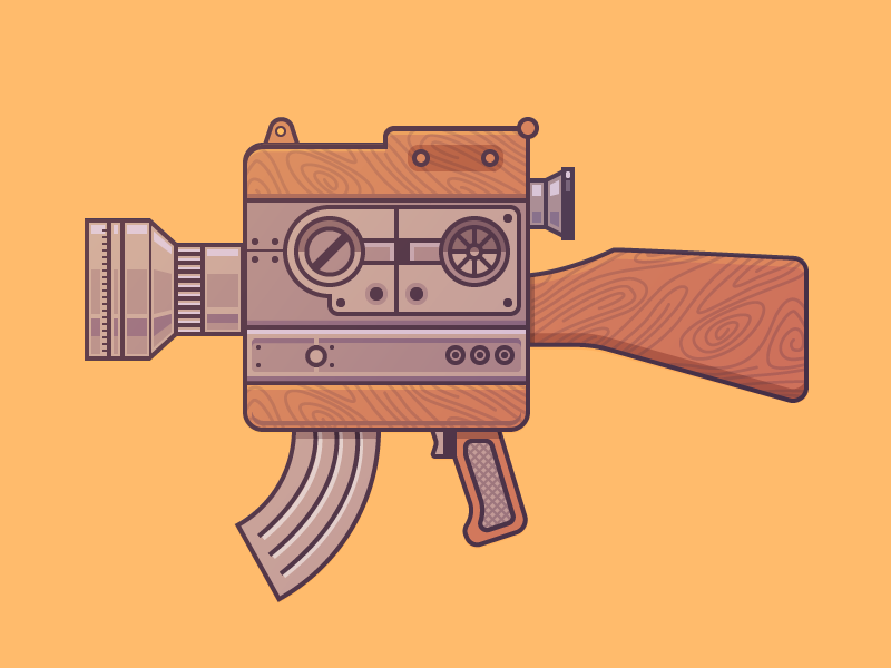 Camera Gun by Fabricio Rosa Marques on Dribbble