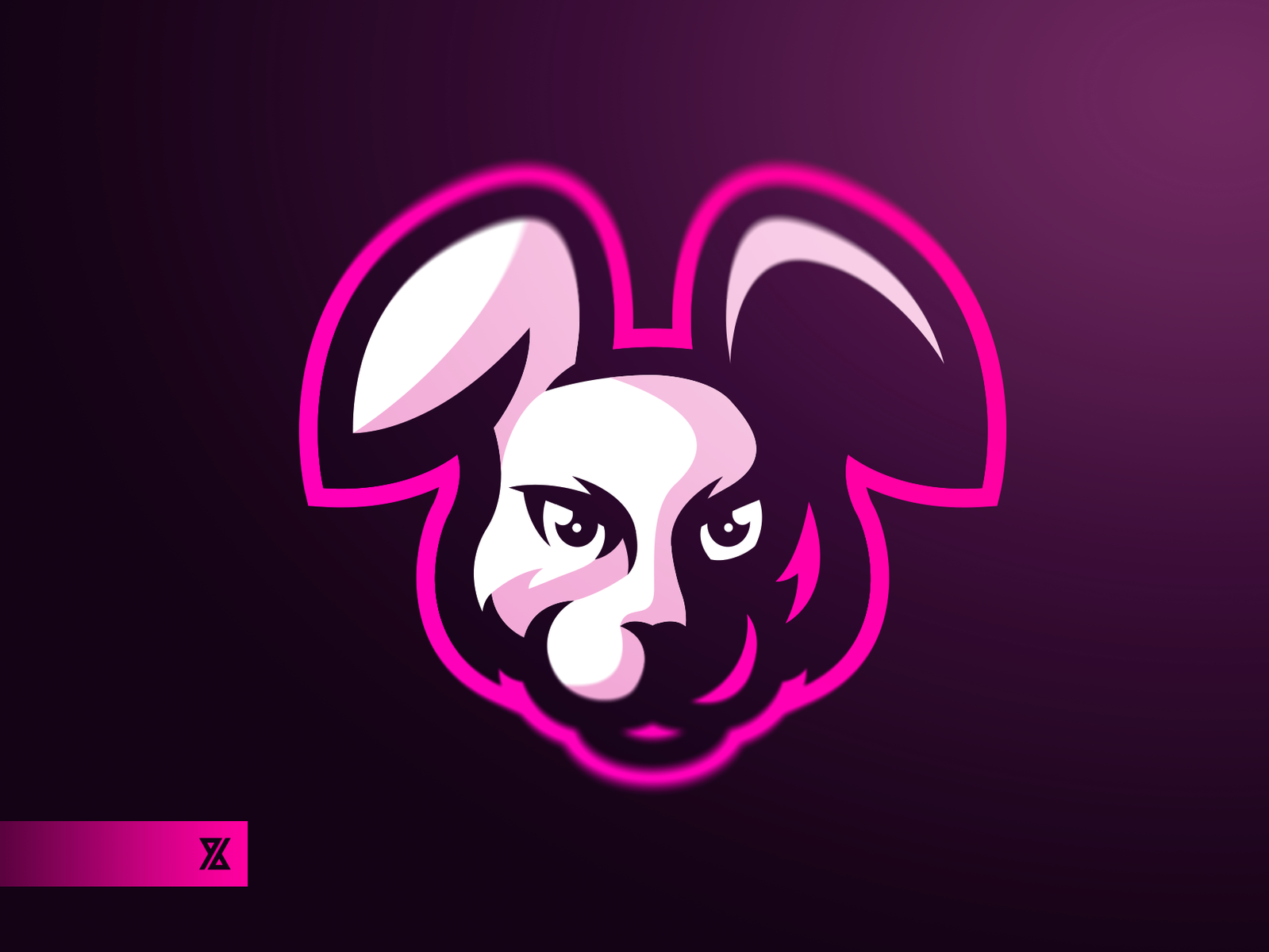 Bunny Mascot Logo by Bjorkli Designs on Dribbble