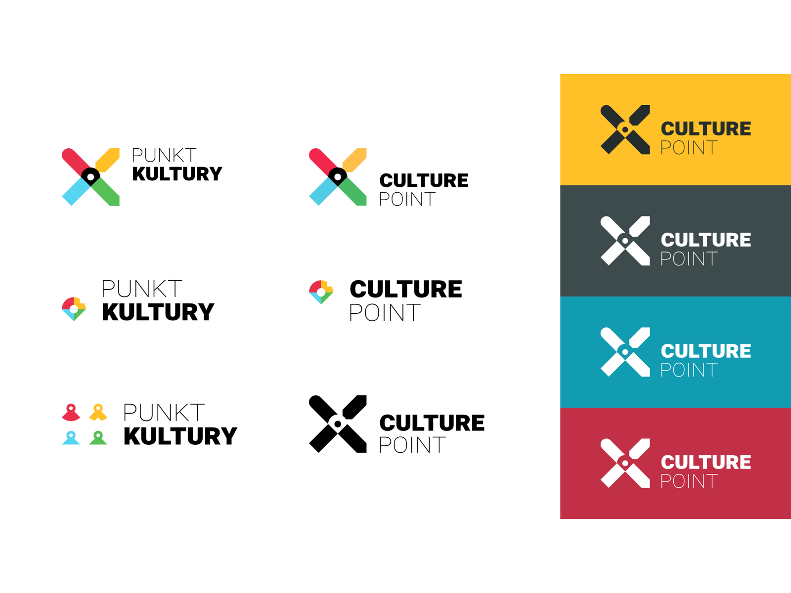 Punkt Kultury Foundation - Logo variations by Paweł Czerski on Dribbble