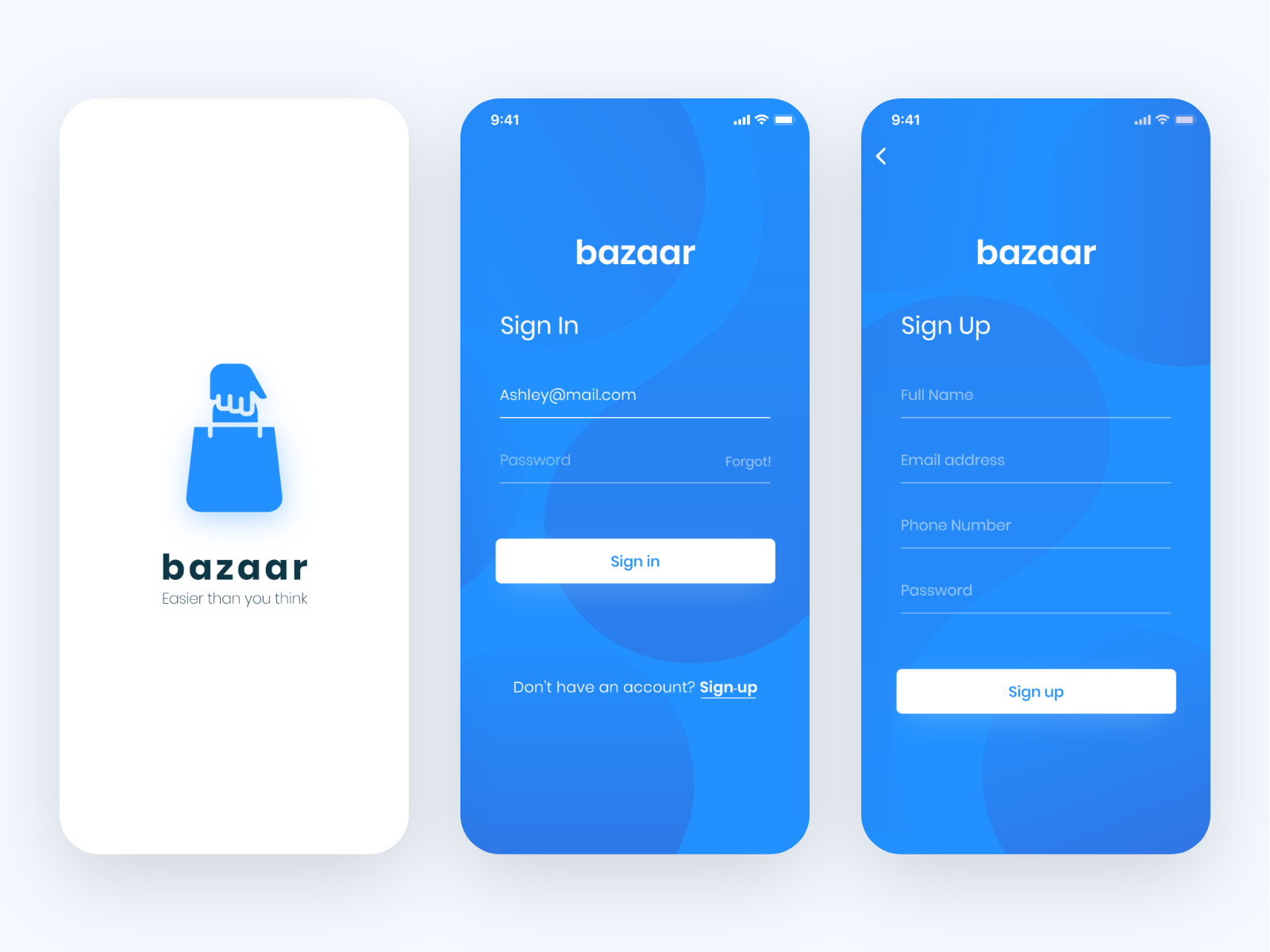 E - commerce app (bazaar) by Hasan Al Banna on Dribbble