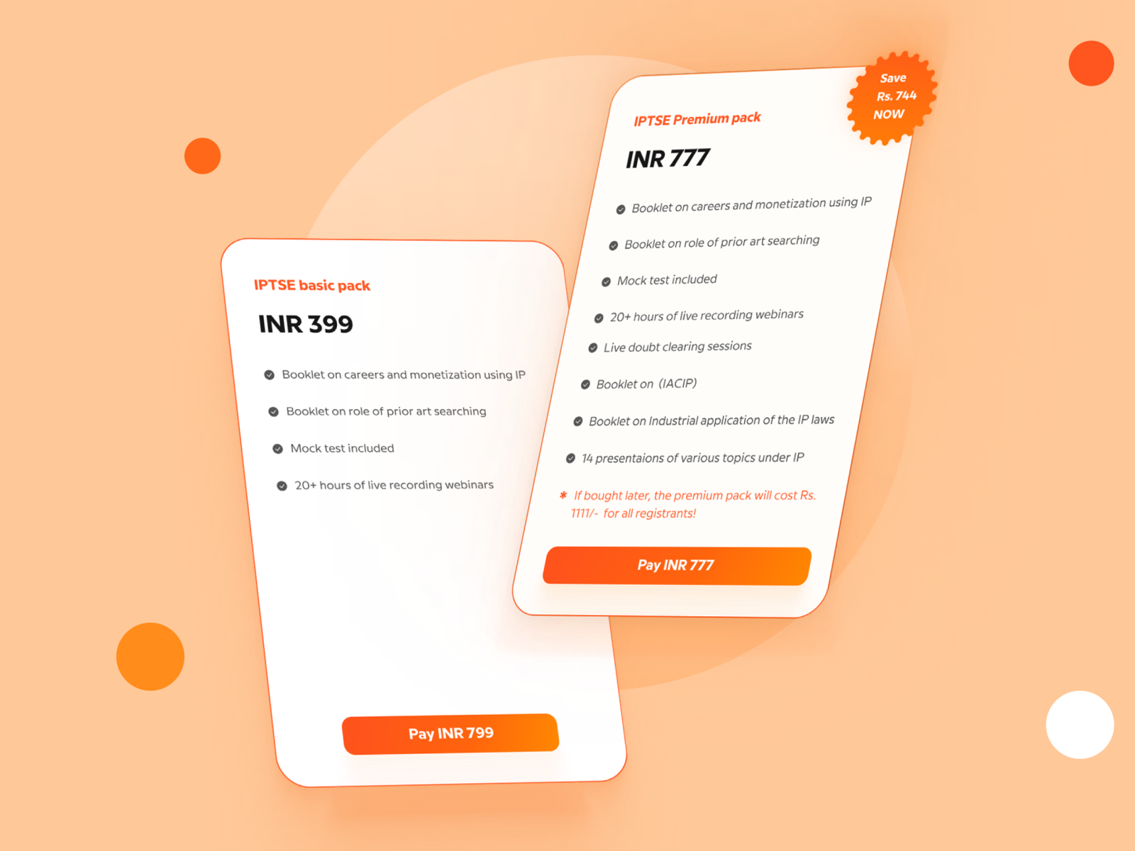 Pricing screens by Vaibhav on Dribbble