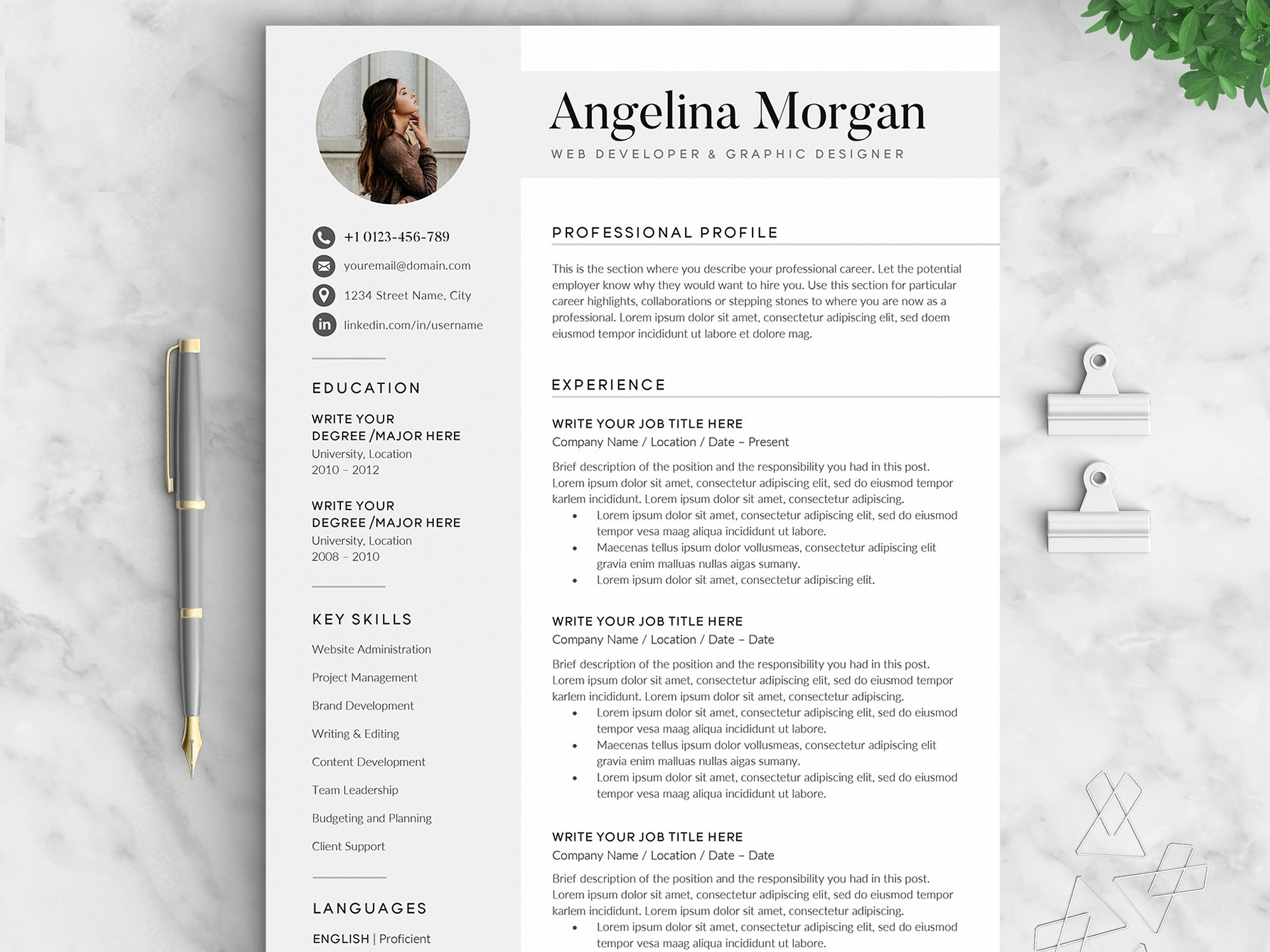 Dribbble - 1-.jpg by Resume Templates