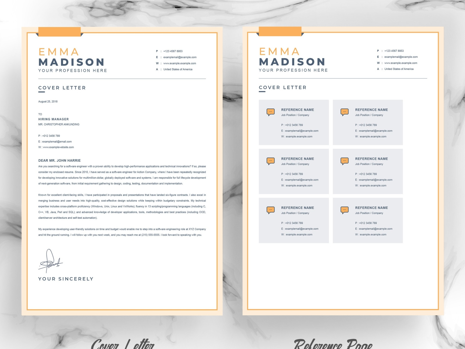 Apple Pages Resume CV Template By Resume Templates On Dribbble