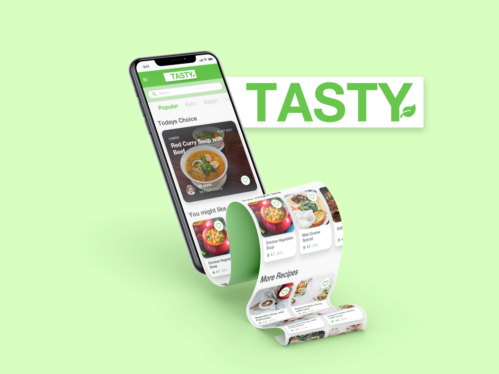 Tasty Food App by Jula S. on Dribbble