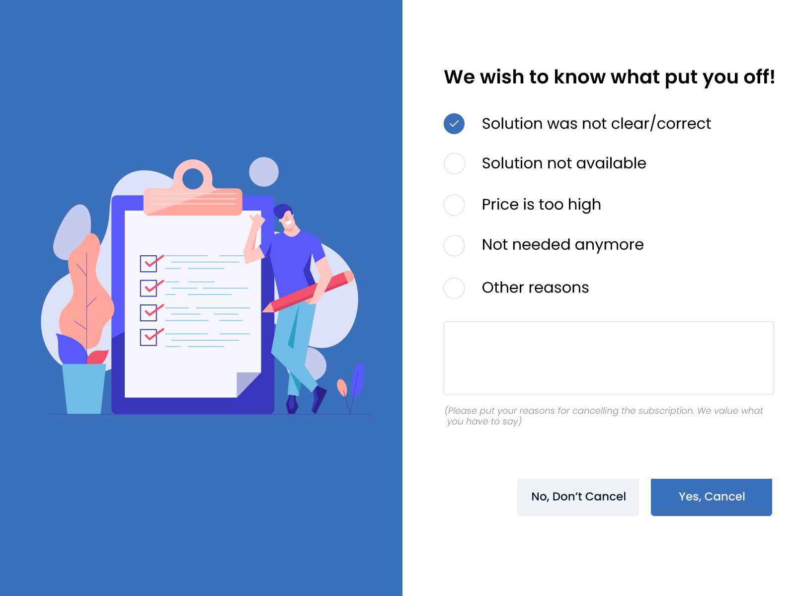 Feedback-pop up by Nidhi Singh on Dribbble