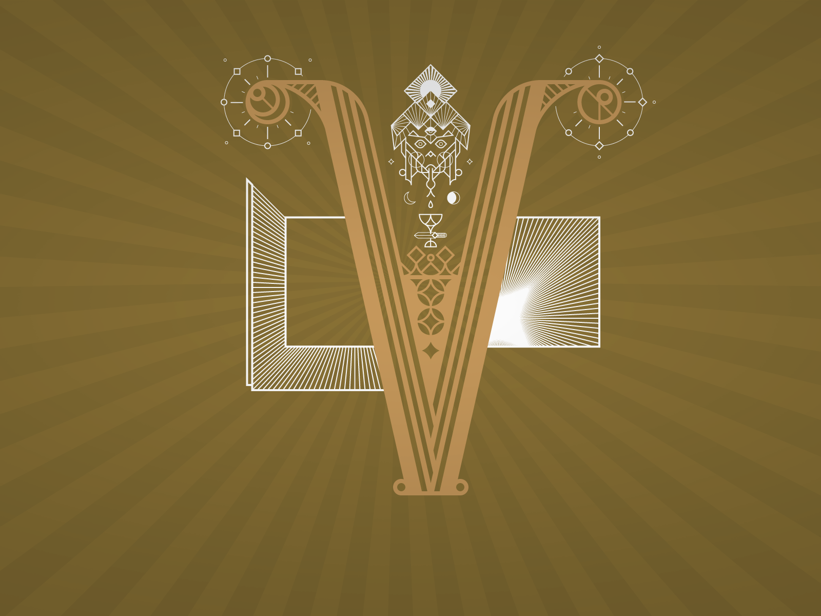 36daysoftype – V by Benjamin on Dribbble