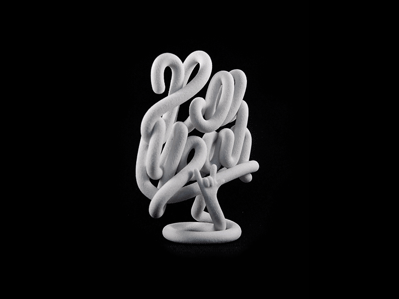 Hell Yeah sculpture! by Marc Urtasun on Dribbble