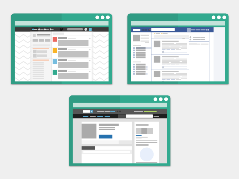 Simply Social Profiles by Jason Smith on Dribbble