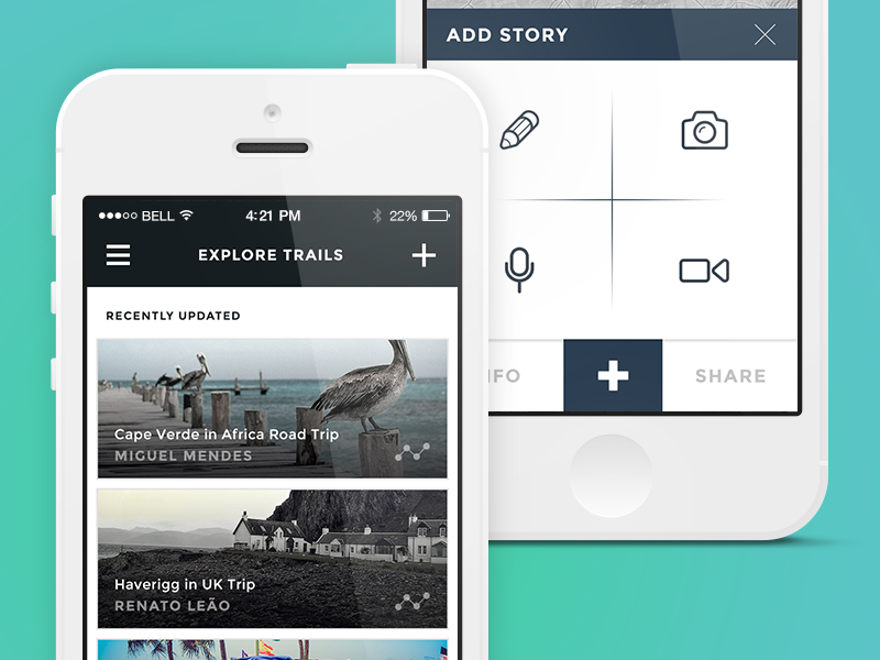 Trails App - share your path, share your story by Miguel Mendes 🚀 on ...