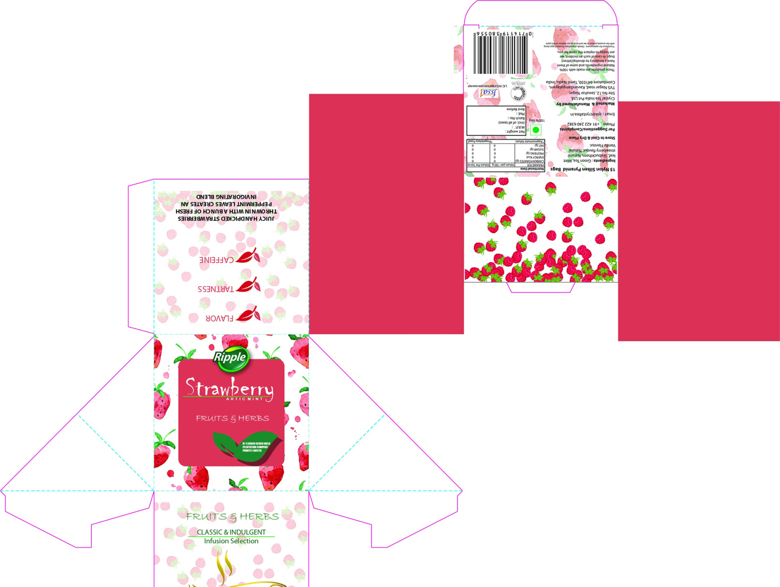 Tea Bags Packing Box | Package Design by Ebi StArk on Dribbble