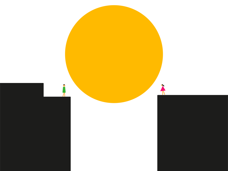 Distance - 5min Illustration by Moria Jhiman on Dribbble