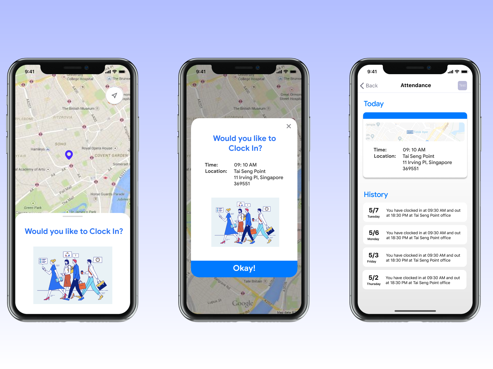 Attendance Design by Minjoo Yang on Dribbble