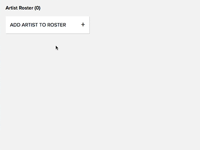 Artist Roster by Carina Tous on Dribbble
