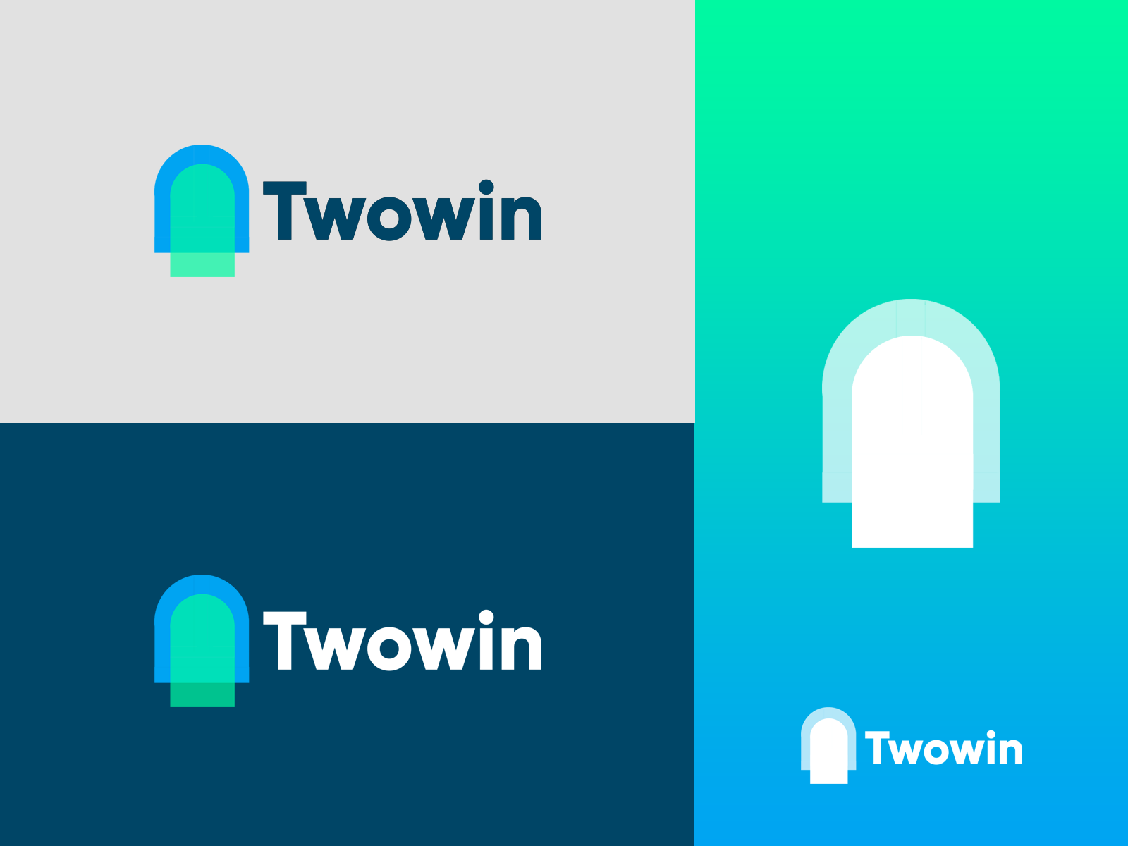Two Window Logo by Fadil Febrianto on Dribbble
