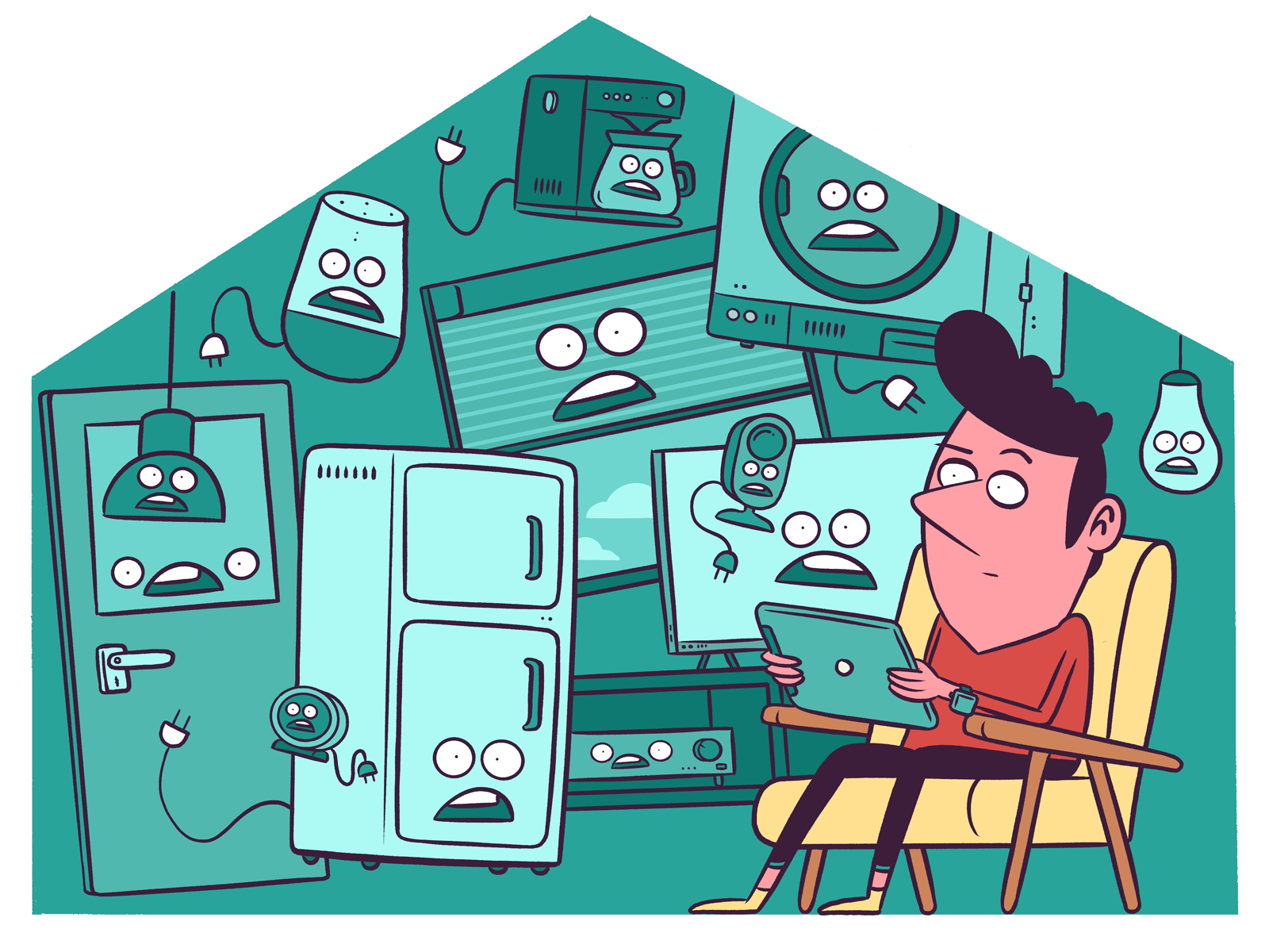 Unconnected smart home by Nozzman on Dribbble