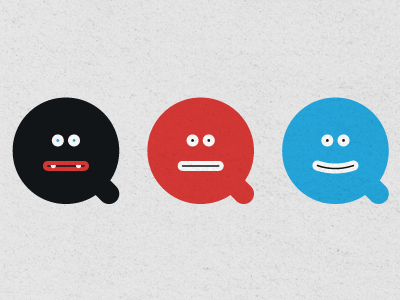 Q Faces by Nozzman on Dribbble