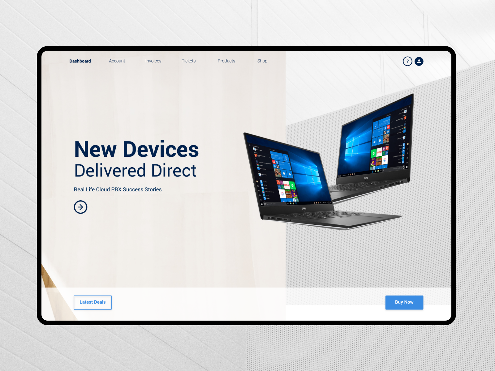 Technology Landing Page Design Webite by Elliot Meredith on Dribbble