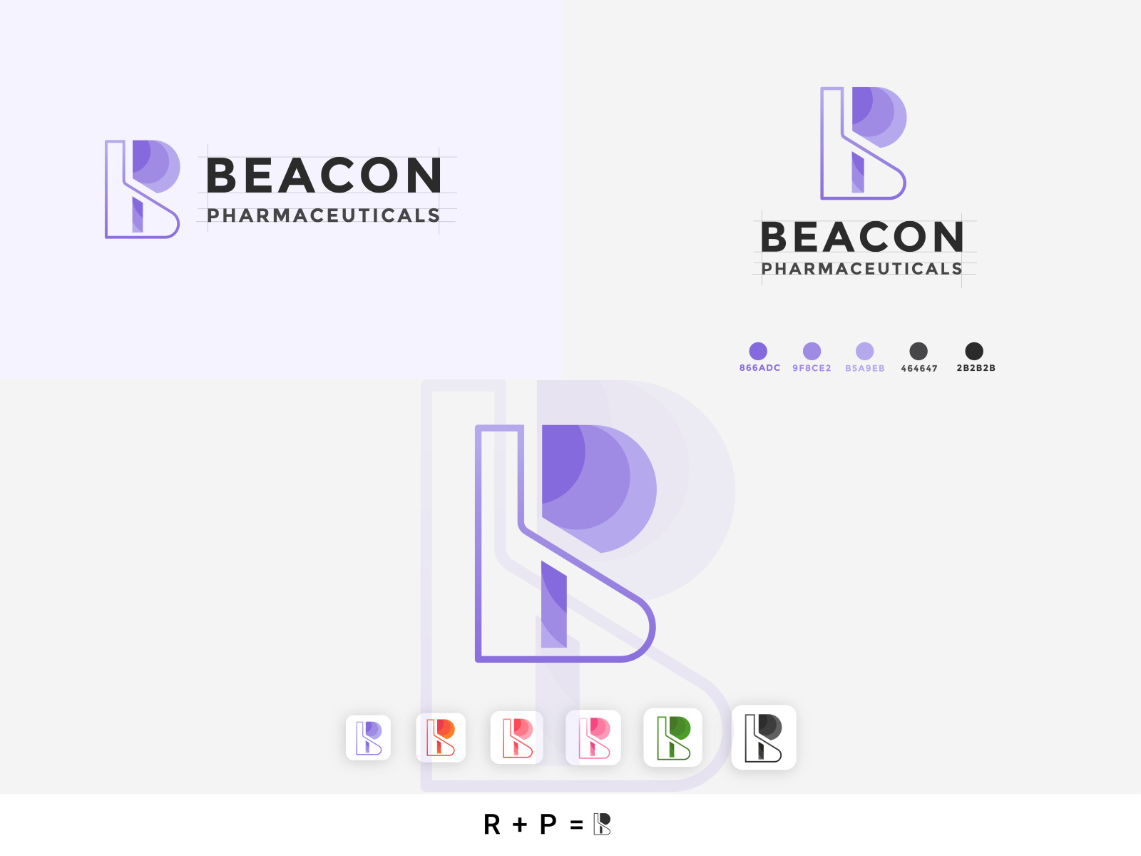 B + P logo by Rejaul Karim | Logo & Brand identity Designer on Dribbble