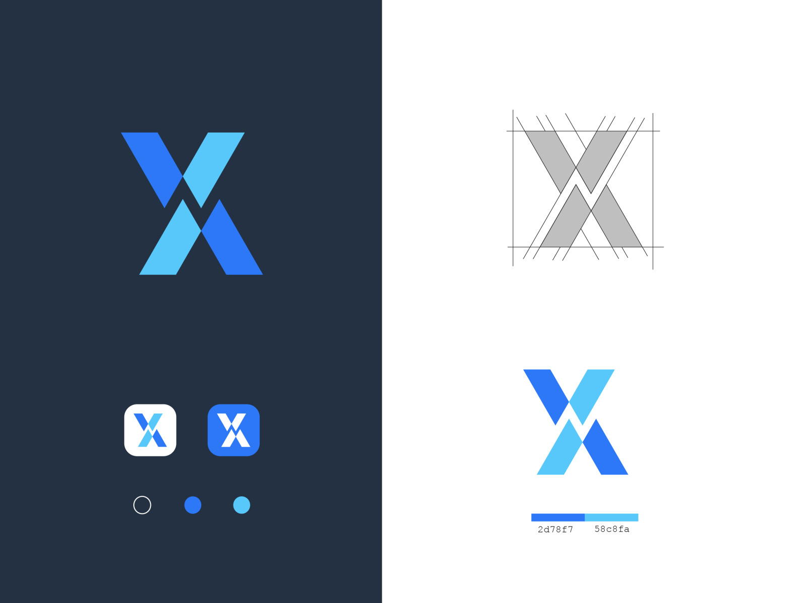 x apps logo by Rejaul Karim | Logo & Brand identity Designer on Dribbble