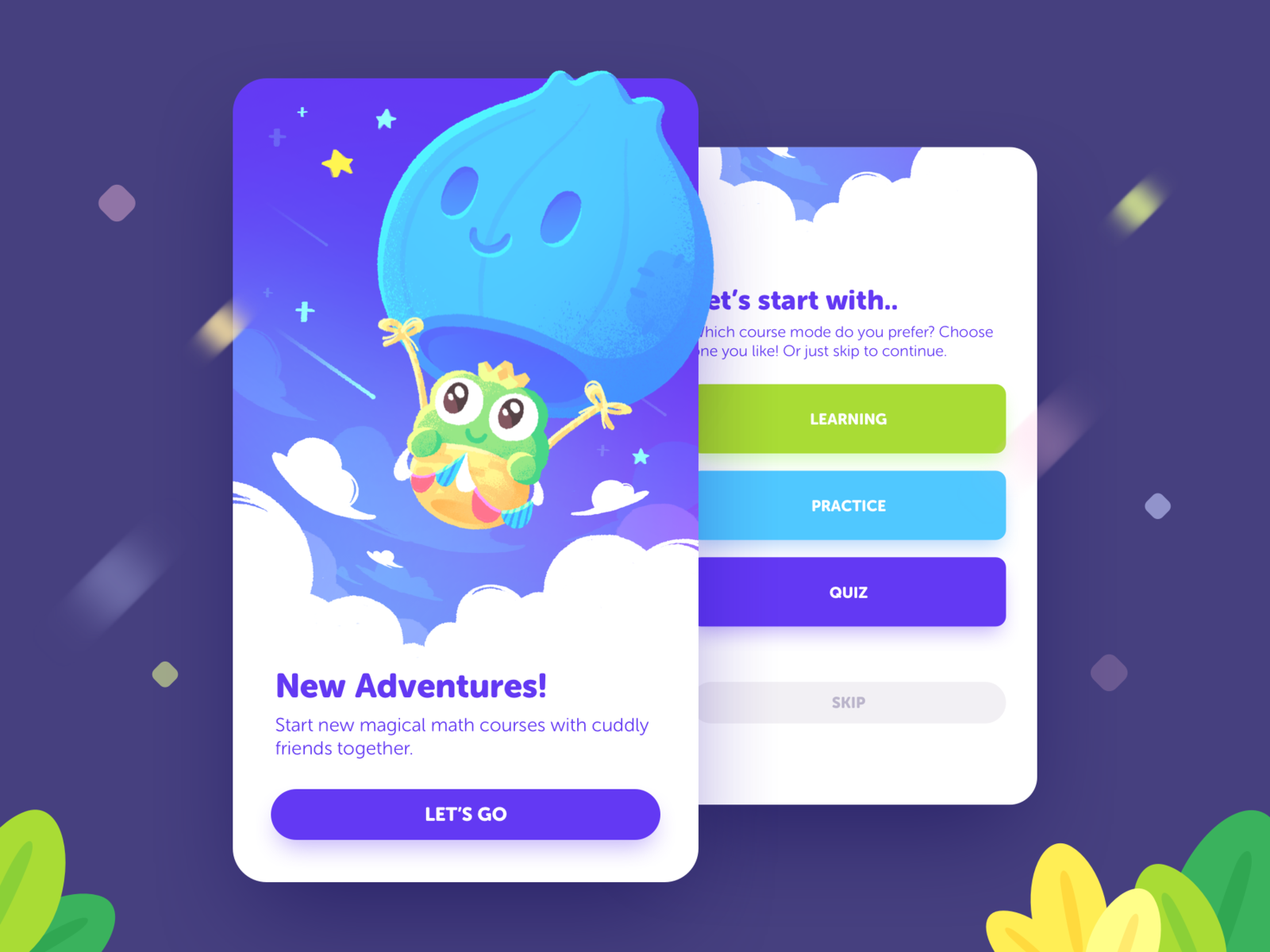 AHA Balloon! by kyzamiz for OnionMath on Dribbble