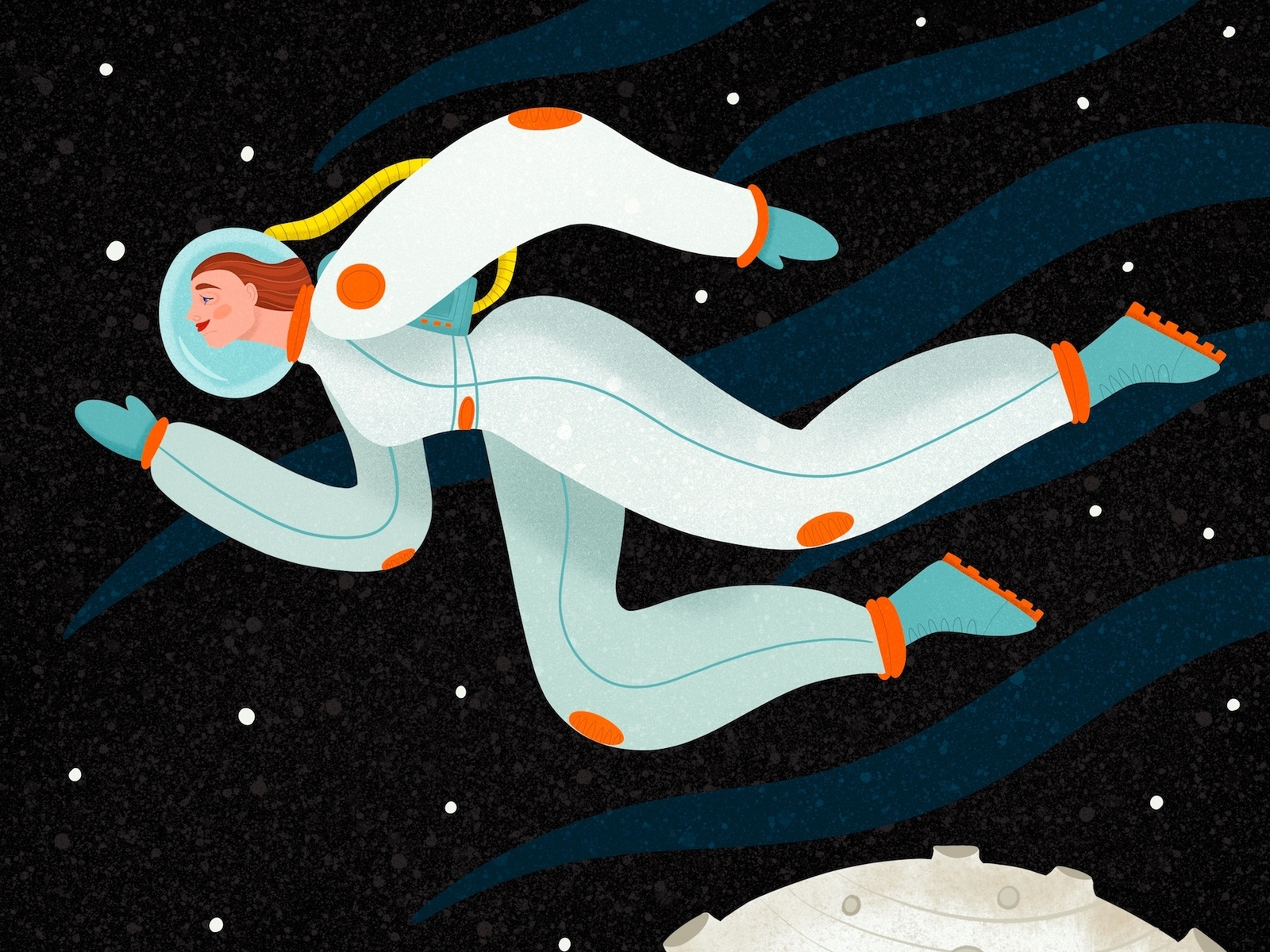 In Space by Nicole Wilson on Dribbble