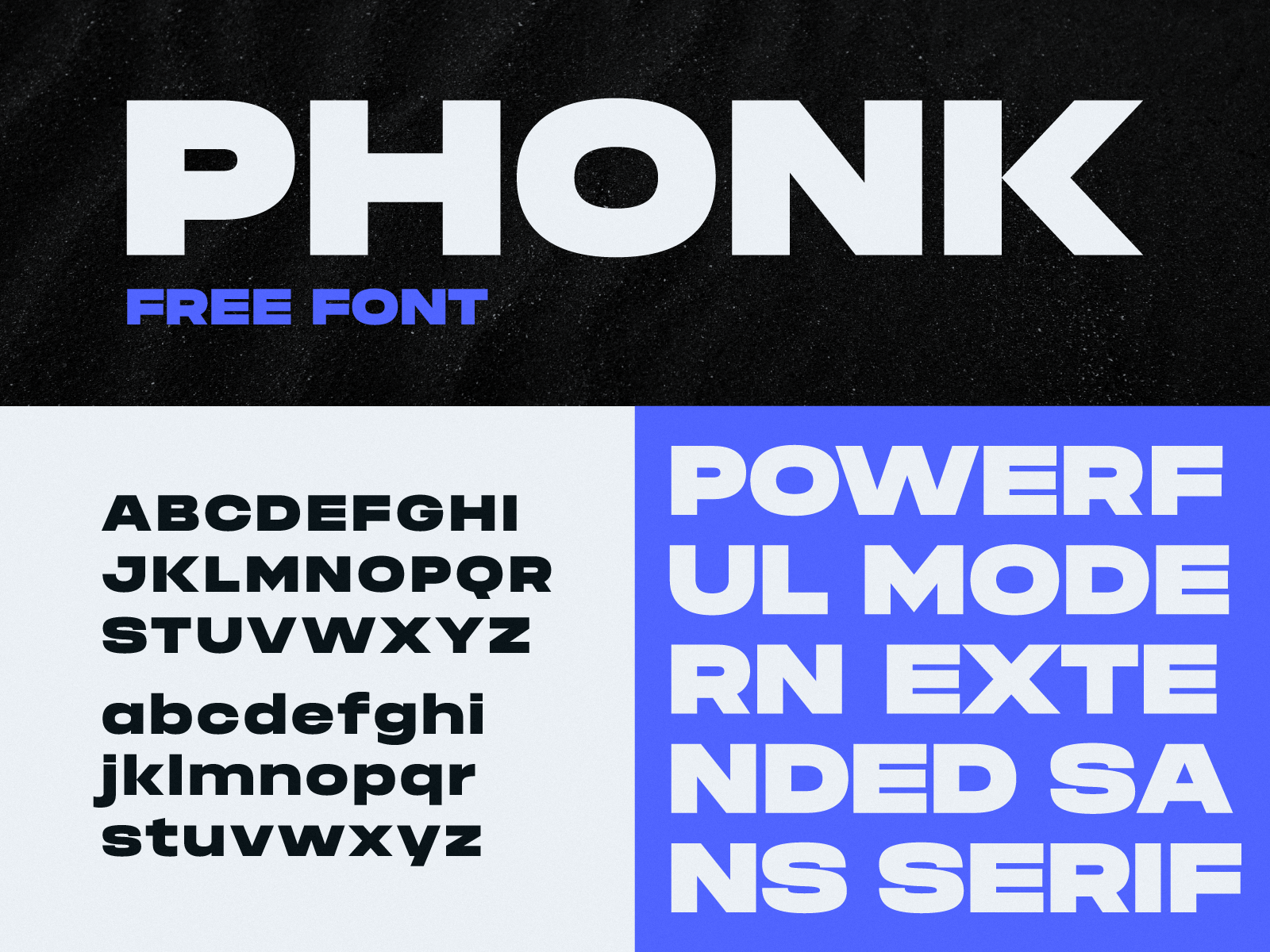 Phonk - FreeTypeface by Slava Antipov on Dribbble