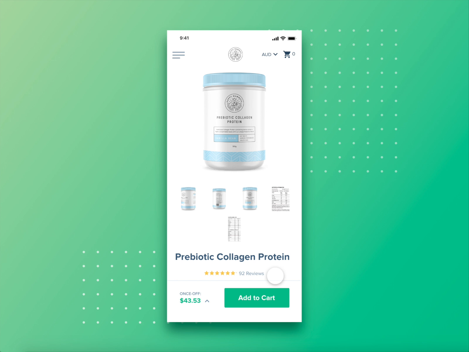 Product Page - Mobile Version by Denis Kukareko on Dribbble
