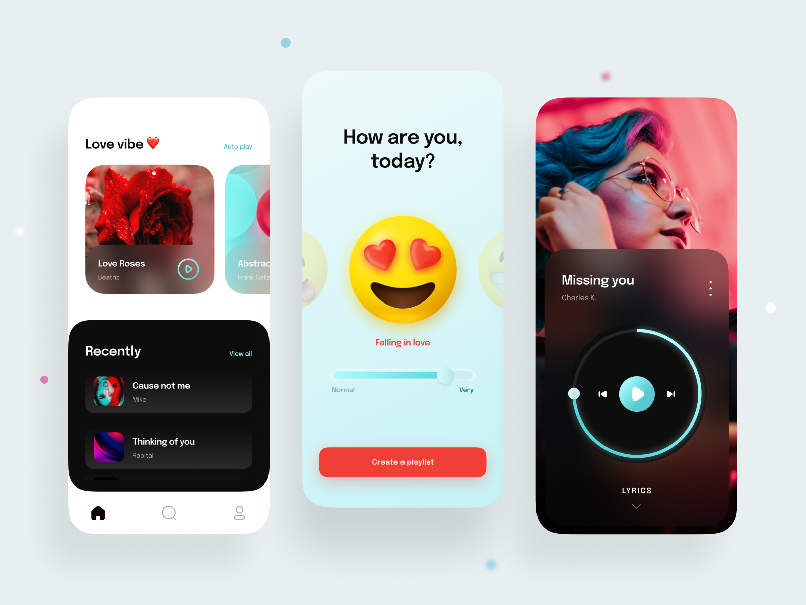 Music Player :: App Design Concept by Thinh Bui on Dribbble