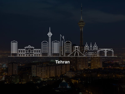 Tehran Vector by vectorhome on Dribbble