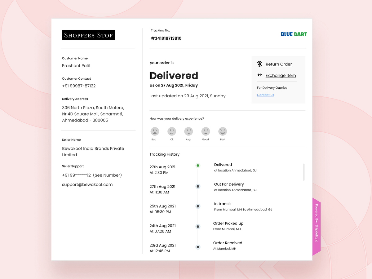 Browse thousands of Order Info images for design inspiration | Dribbble