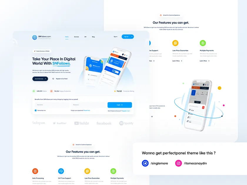 Smm Panel designs, themes, templates and downloadable graphic elements ...