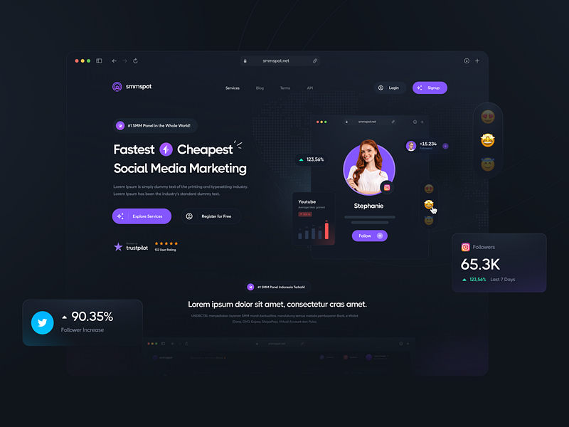 Smm Panel designs, themes, templates and downloadable graphic elements ...