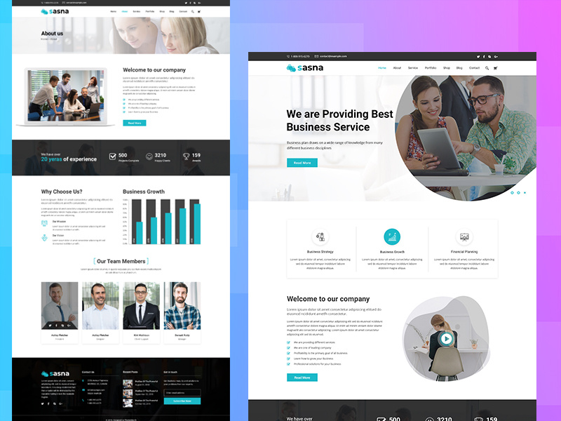 Business Template Design by mohsin kabir on Dribbble